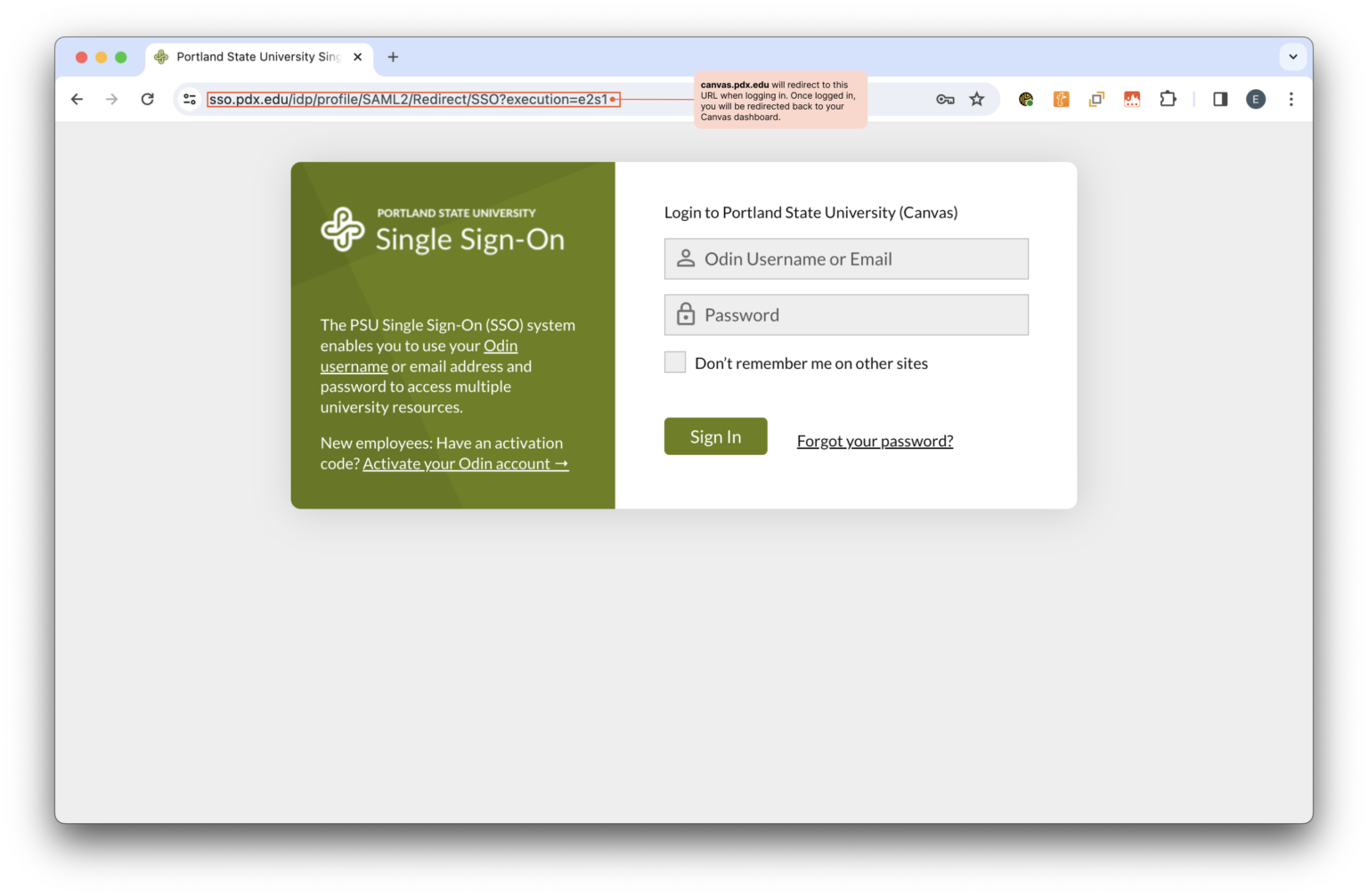 Log in to Canvas | Portland State University