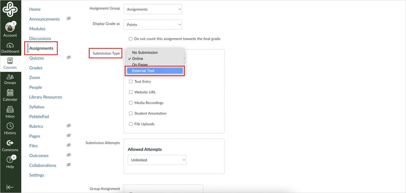 ATLAS: Setting up a workspace in Canvas that auto-enrolls students ...