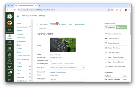 Cross-List in Canvas to Combine Multiple Sections into One Course Shell ...
